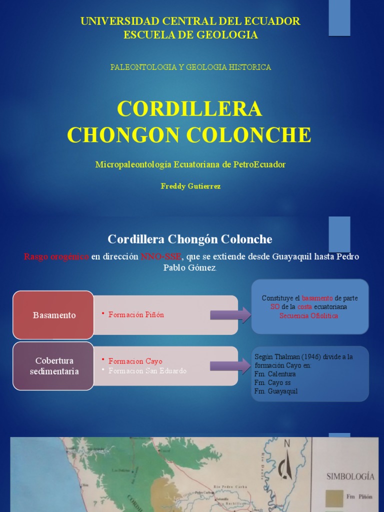 Cordillera Chongón Colonche | PDF | Petrología | Rocas