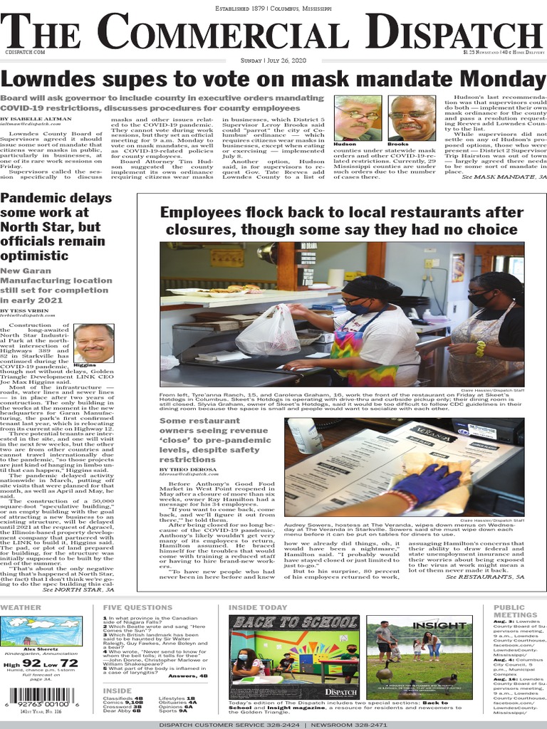 Commercial Dispatch eEdition 7-26-20 | Business | Nature