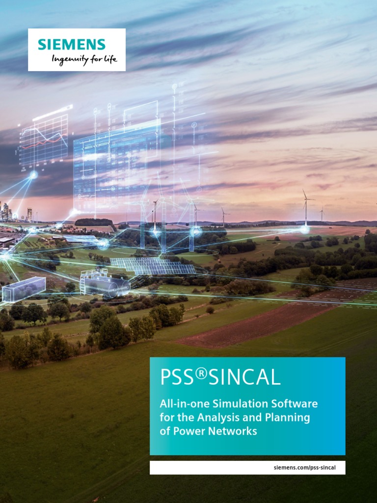 Pss®Sincal: All-In-One Simulation Software For The Analysis and Planning of Power Networks ...