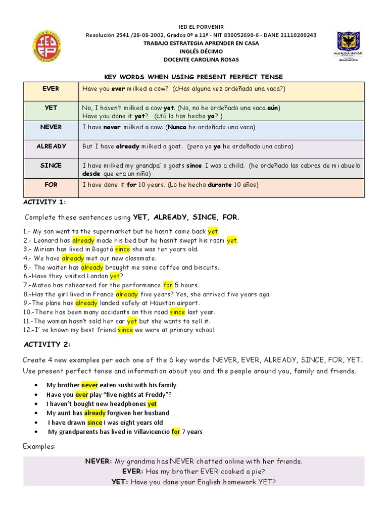 Ingles 12 Junio | PDF | Syntax | Language Mechanics