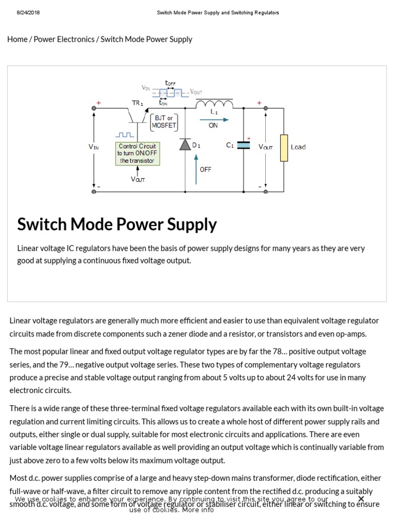 Switch Mode Power Supply and Switching Regulators | PDF