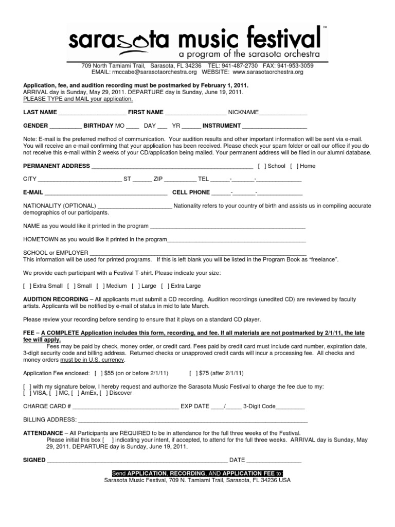 2011 SMF Application | PDF | Credit Card | Service Industries