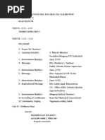 Sample Alumni Homecoming Program | PDF