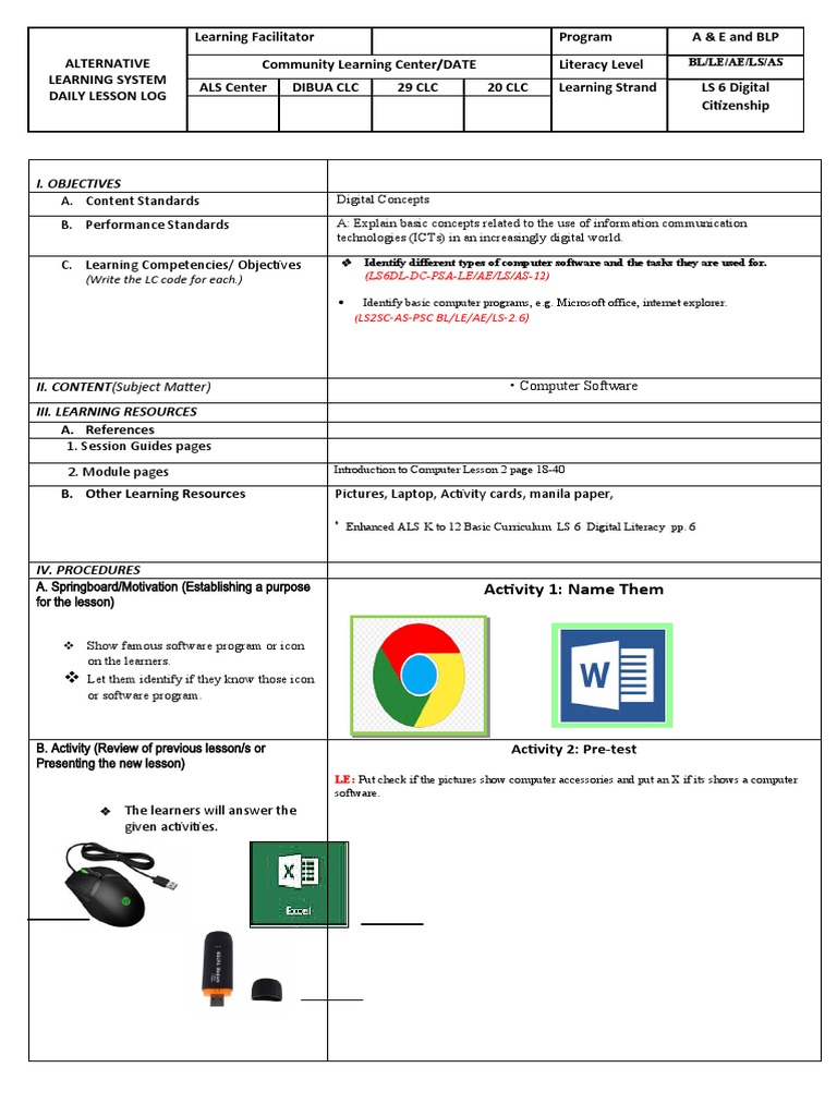 I. Objectives: (Write The LC Code For Each.) | PDF | Personal Digital ...