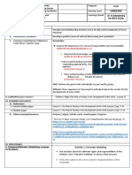 Sample ALS Weekly Lesson Log | PDF | Life | Learning