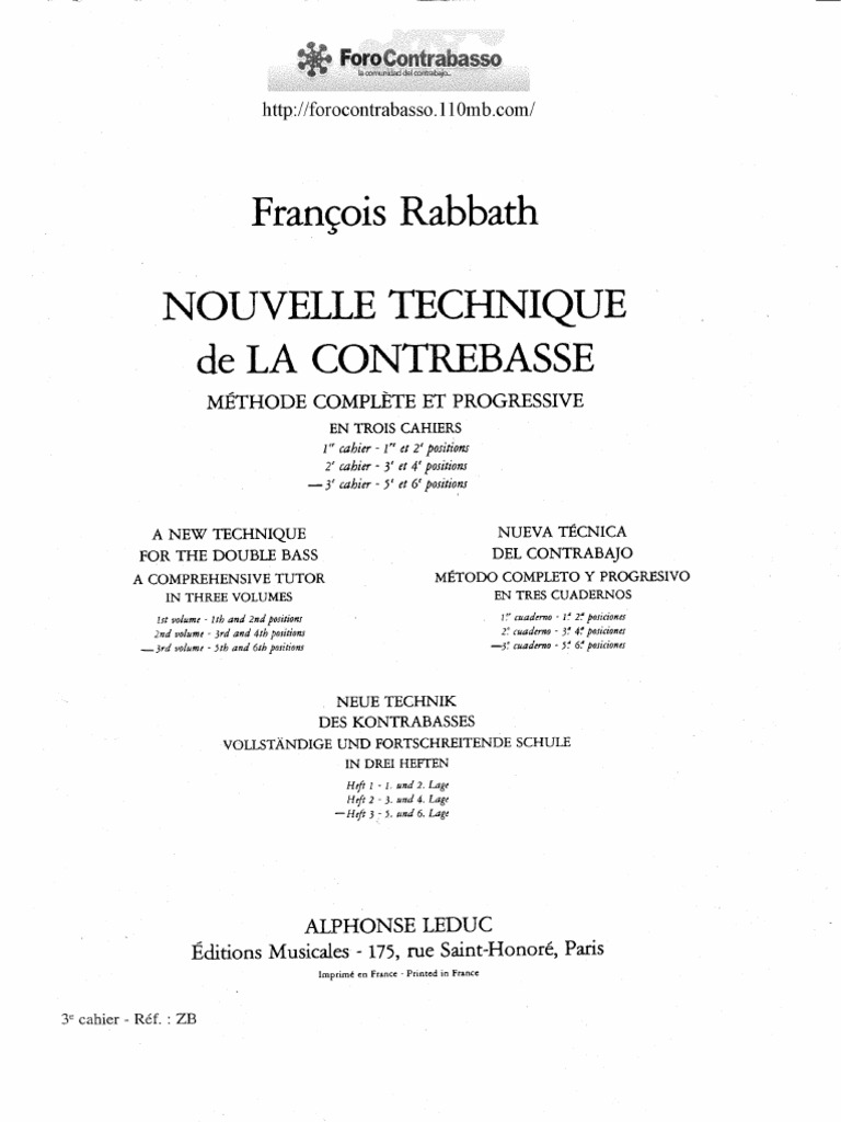 Rabbath Scale Book 3 PDF | PDF