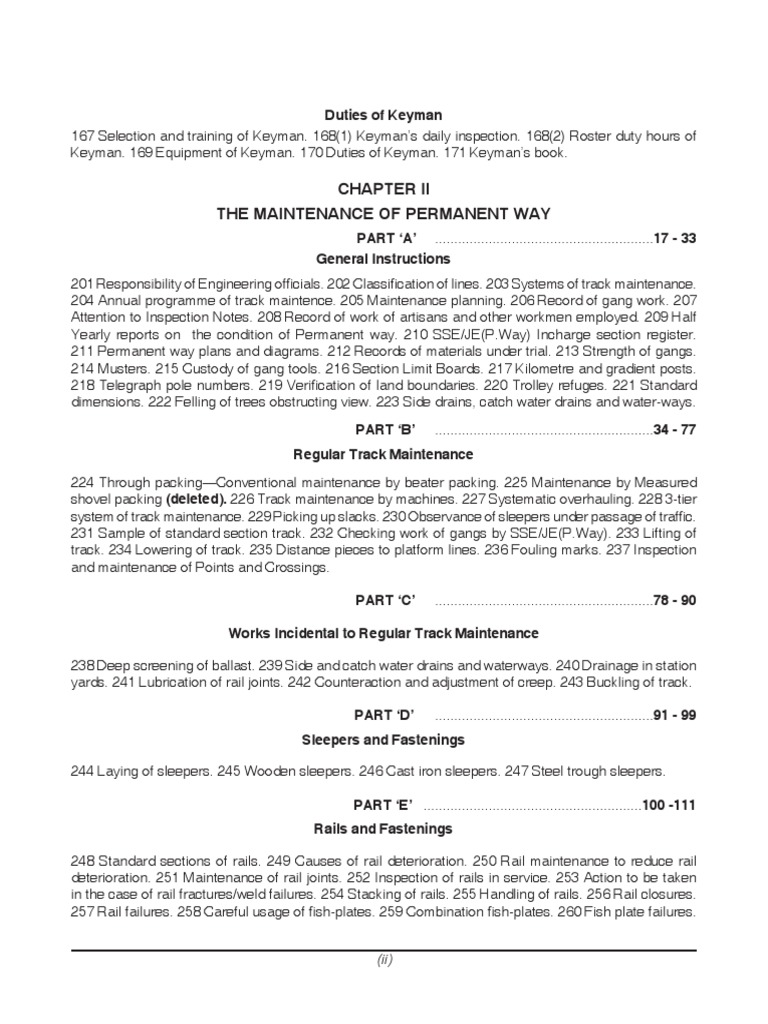 The Maintenance of Permanent Way | PDF | Track (Rail Transport) | Rail ...
