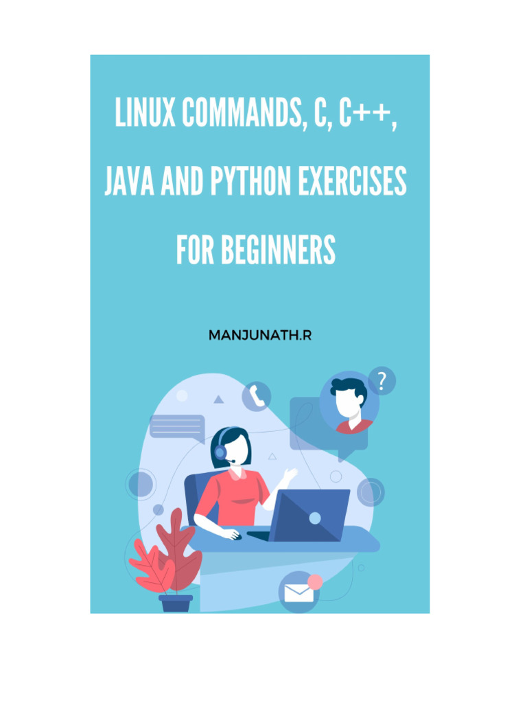 Linux Commands C C Java And Python Exercises For Beginners Pdf Zip File Format