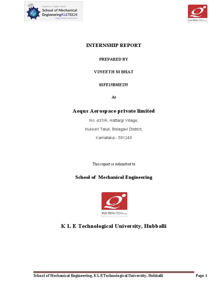 Internship Report | PDF | Business Process | Production And Manufacturing