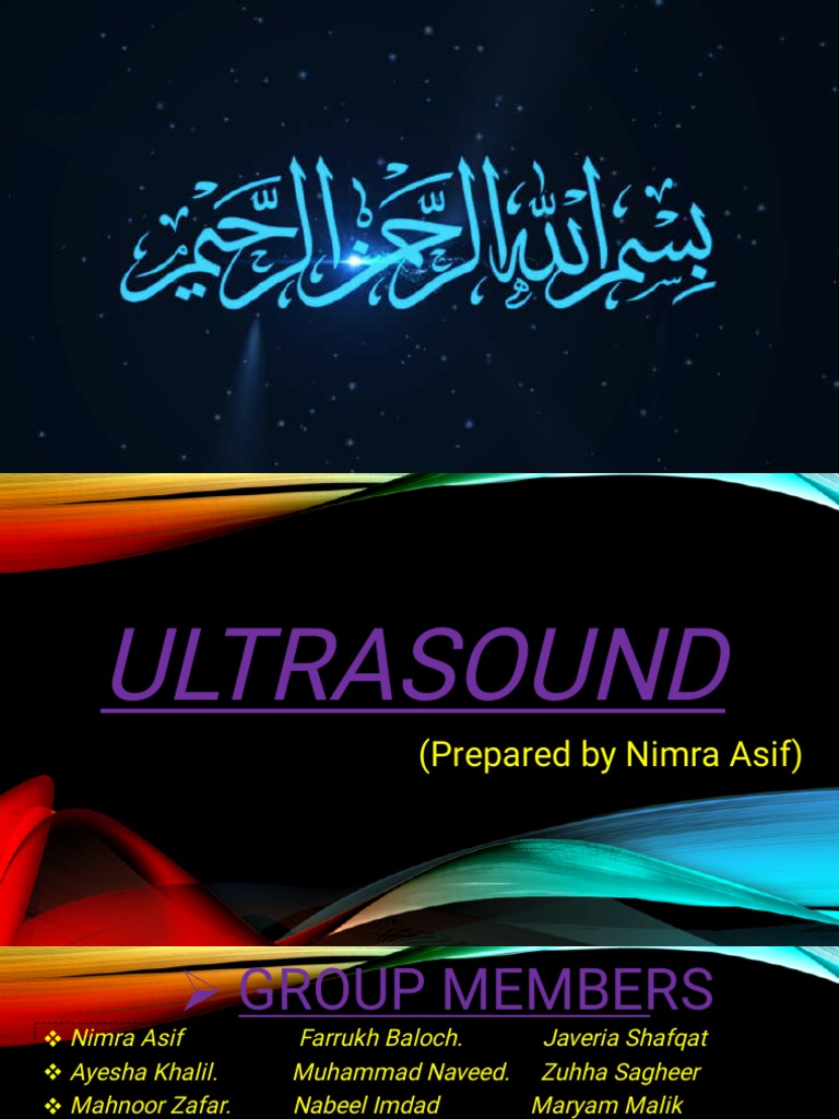 Ultrasound Presentation PDF | PDF | Ultrasound | Medical Imaging