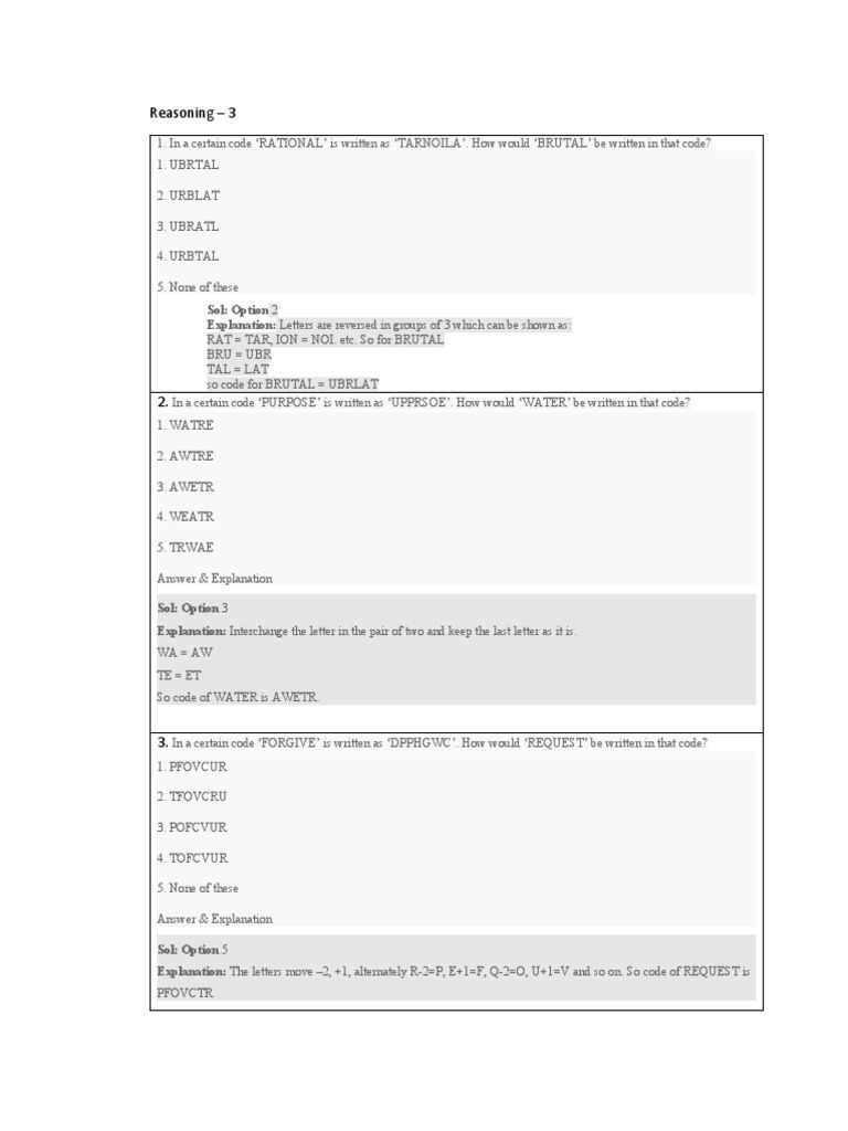 Reasoning Coding 3 | PDF | Cognitive Science | Linguistics