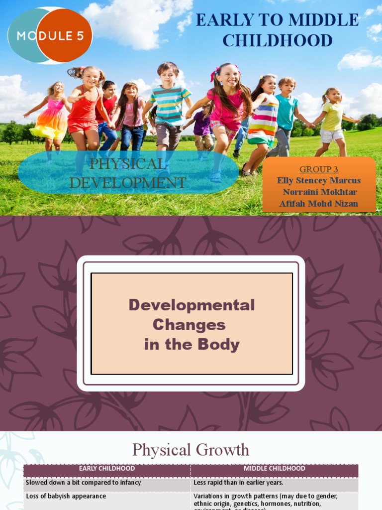 Early To Middle Childhood Physical Development | PDF | Sleep ...