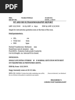 Usg Abdomen and Pelvis - Normal Format (Female) | PDF