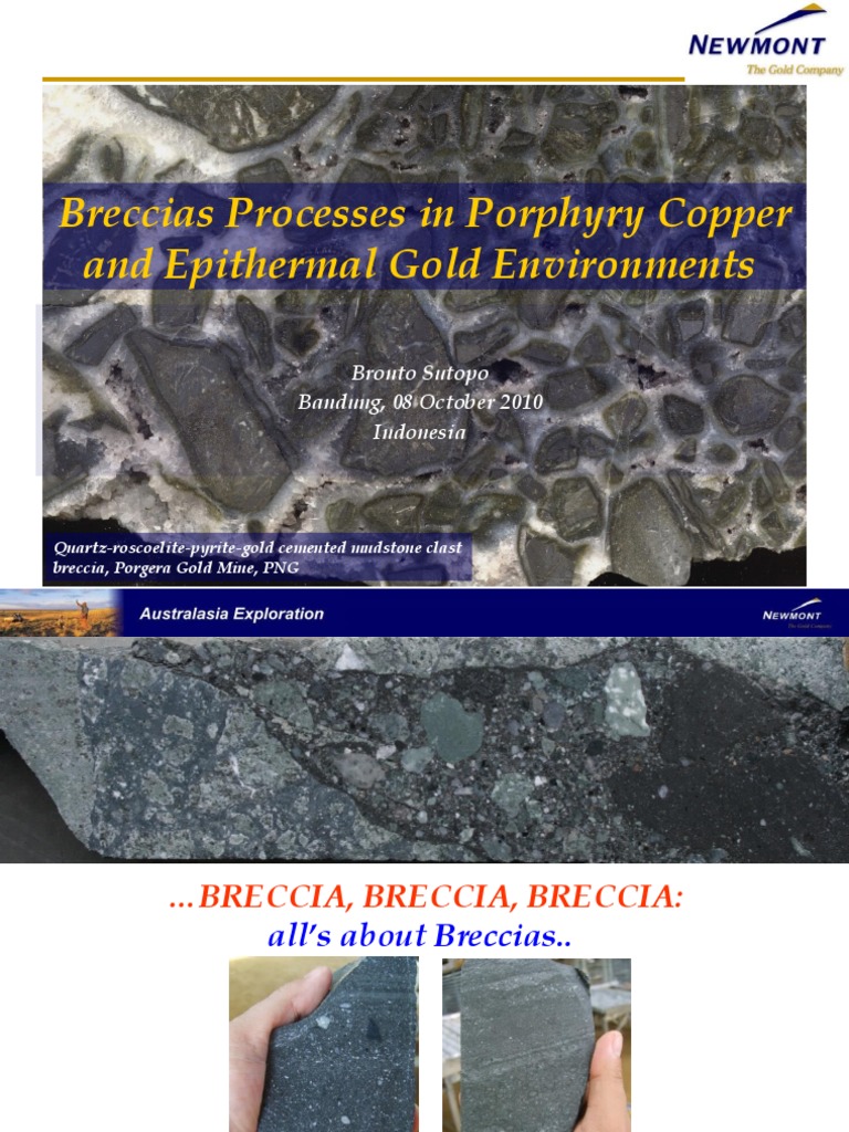 Breccia Types in Mineral Deposits | PDF | Clastic Rock | Materials