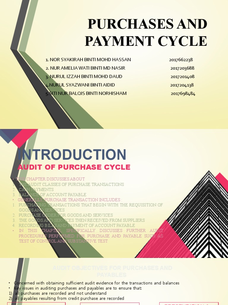 Purchases - Payment Cycle | PDF | Accounts Payable | Internal Control