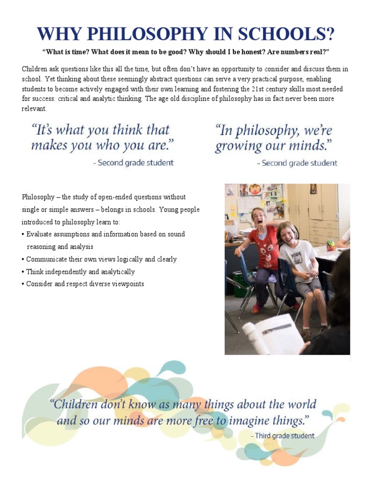 Benefits of Philosophy in Education | PDF | Career & Growth | Wellness