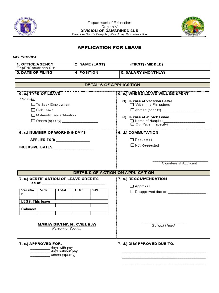 Leave Forms | PDF | Government | Business