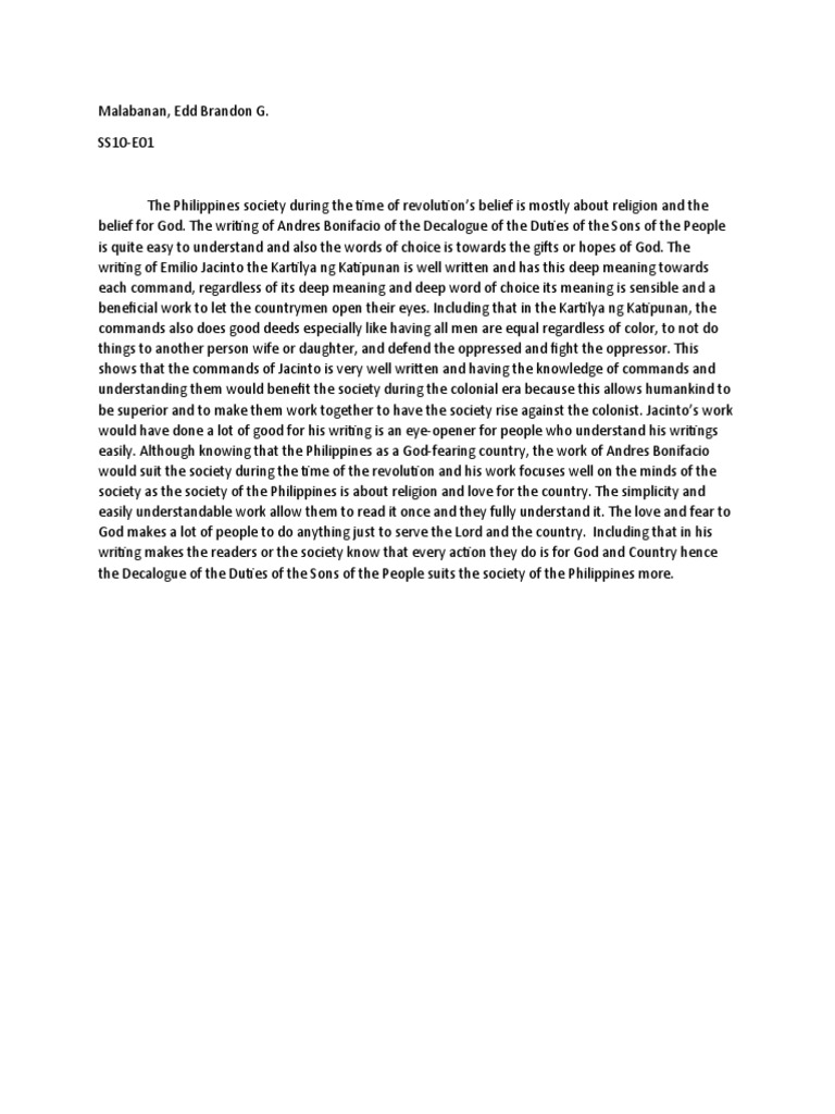 Malabanan - SS10 - Book Exercise 1 - Exercise 2.3.3 | PDF