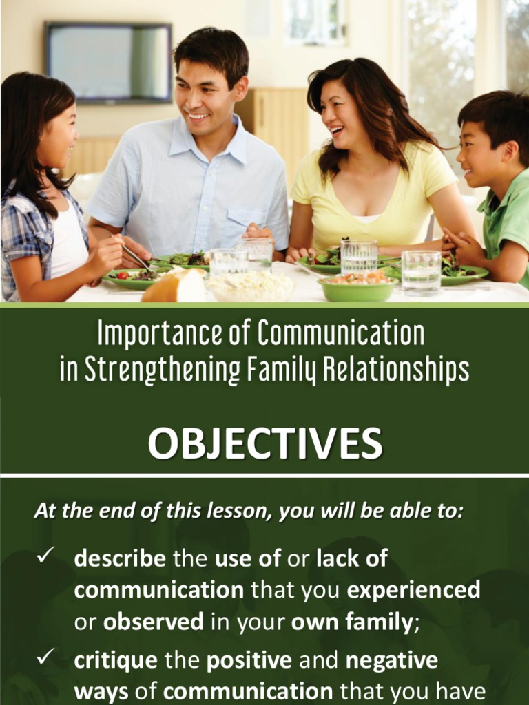 Enhancing Family Communication Skills | PDF | Feeling | Conversation