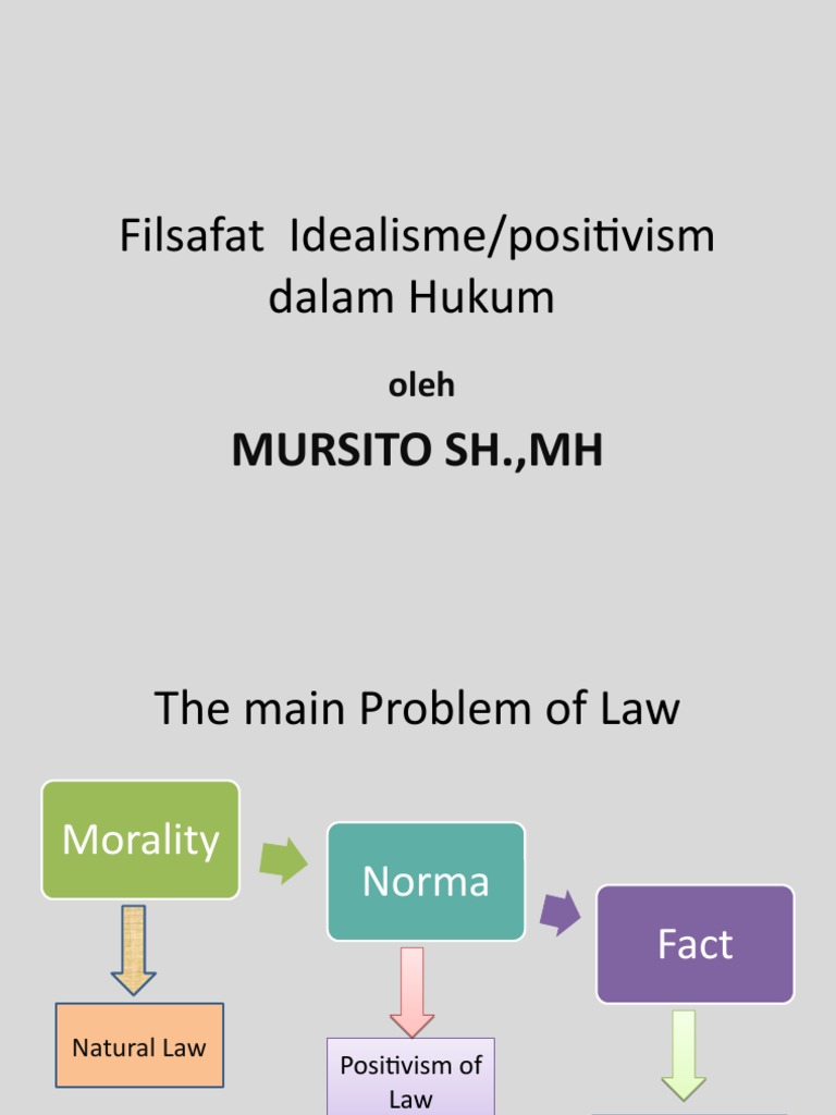 Positivist Theories of Law | PDF | Jurisprudence | Sociological Theories