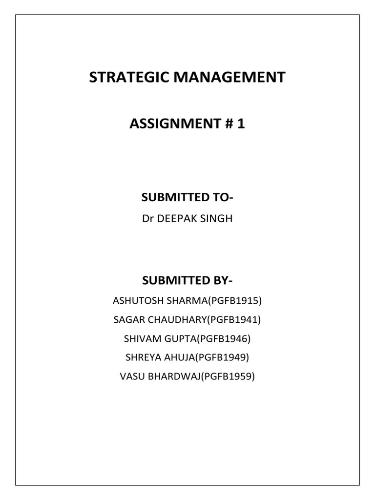 STM Assignment 1-3 | PDF | Corporate Social Responsibility | Business