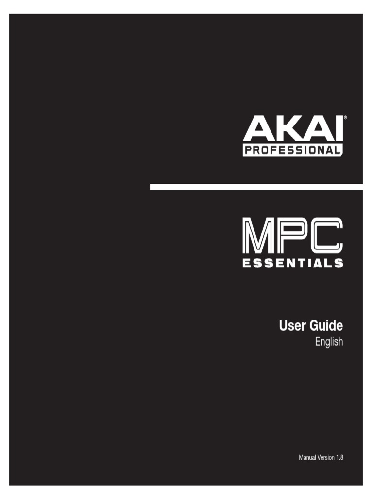 MPC Essentials Manual | PDF | Double Click | Usb