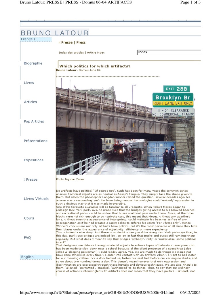 Artifacts and Political Intentions | PDF | Politics | Social Science