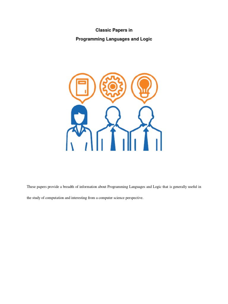 Classic Papers in Programming Languages and Logic | PDF | Programming ...