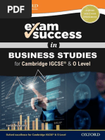 Cambridge IGCSE and O Level Business Studies Workbook | PDF