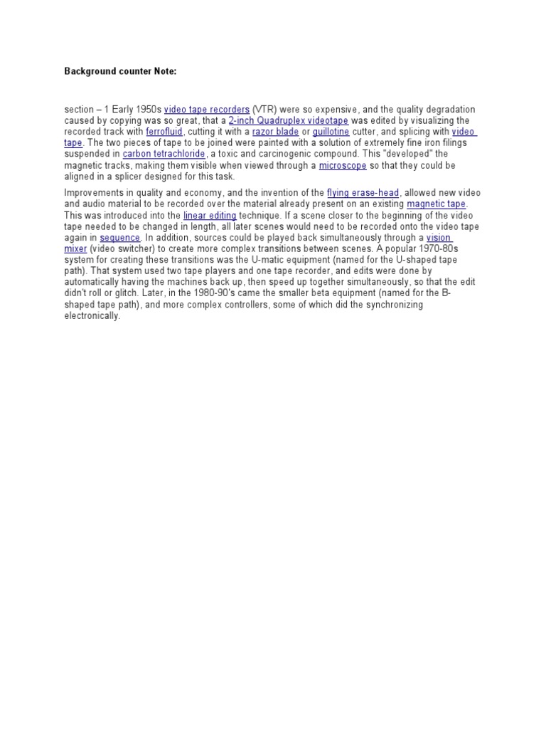 Background Counter Note | PDF