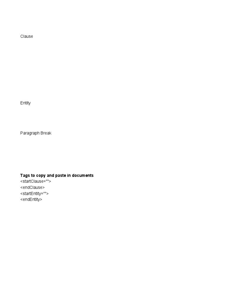 Clause: Tags To Copy and Paste in Documents | PDF | Indemnity | Damages