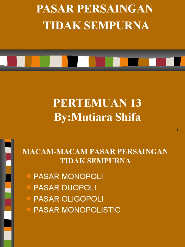 Pertemuan Xiii | PDF