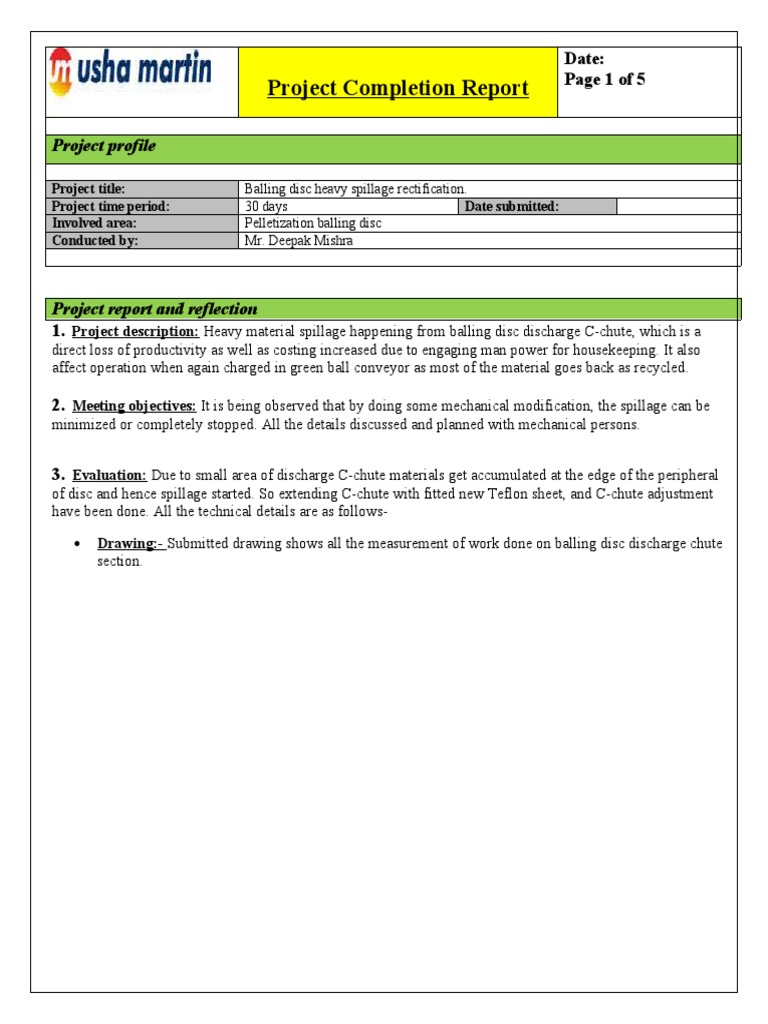 Project Completion Report | PDF | Nature