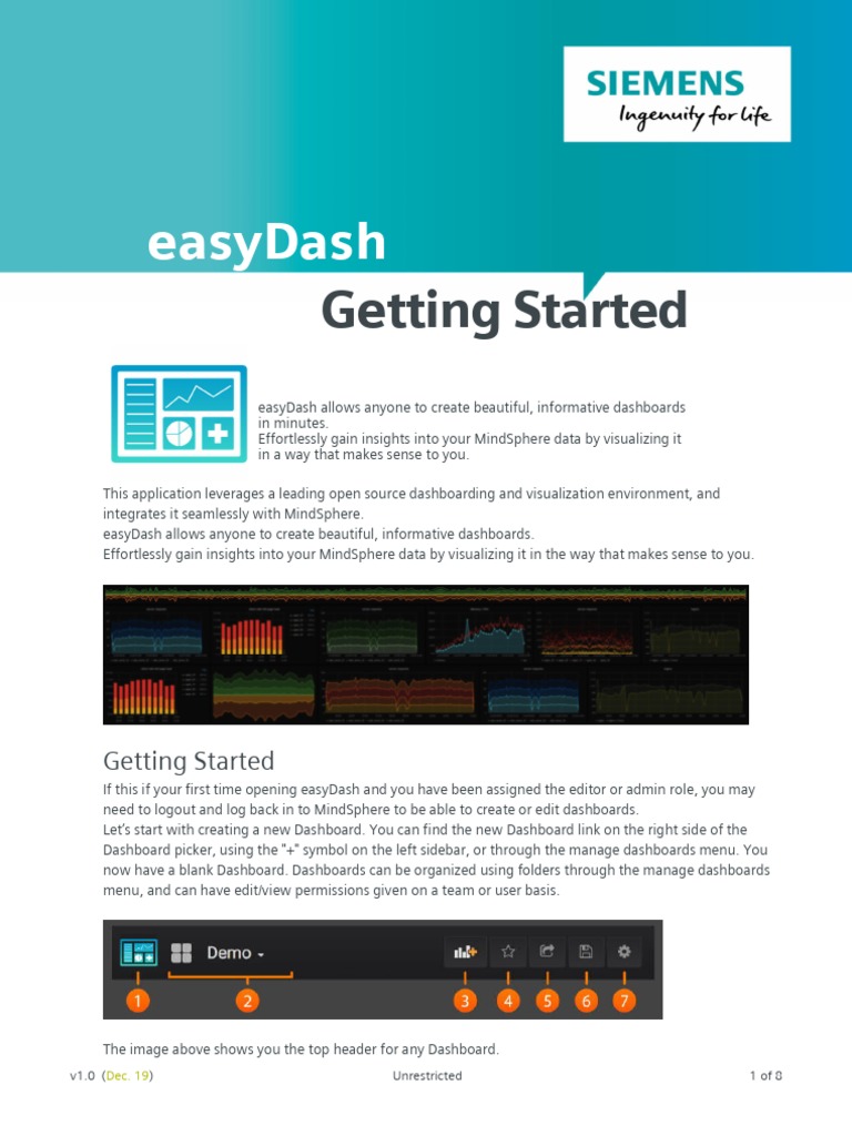 Easydash Getting Started v1 0 PDF | PDF | Subroutine | Time Series