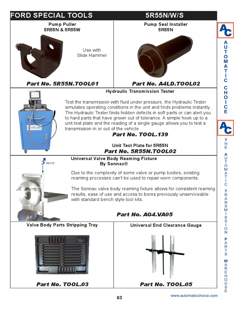 Matic Tool Kit | PDF | Transmission (Mechanics) | Manufactured Goods