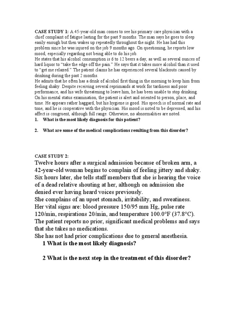 Medical Case Studies for Clinicians | PDF | Depression (Mood) | Psychiatry