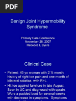 Beighton Score For Joint Hypermobility | PDF