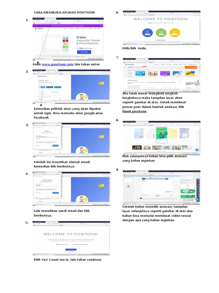 Belajar Aplikasi-Powtoon | PDF