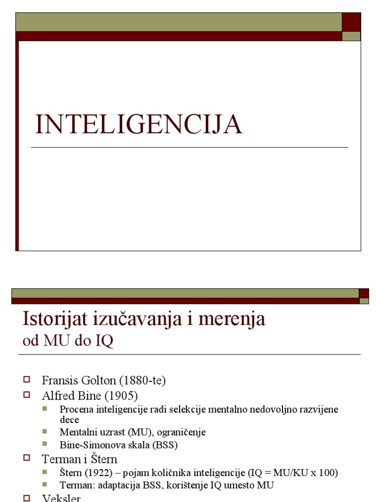 Inteligencija