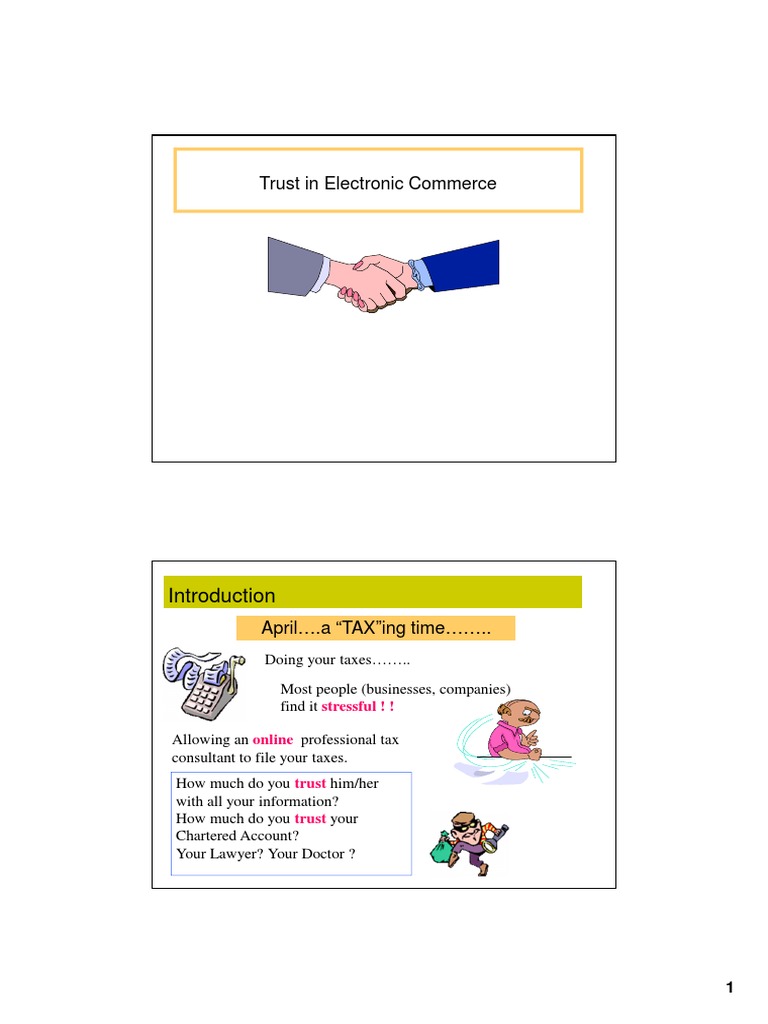 Trust-Overview Handouts PDF | PDF | E Commerce | Information Technology
