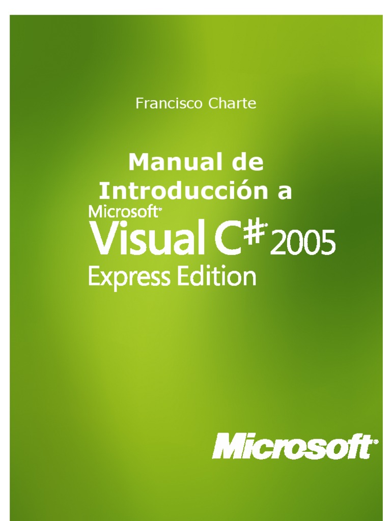 Manual de Introducción A Visual C Sharp 2005 Express | PDF | Point and Click | Microsoft Visual ...