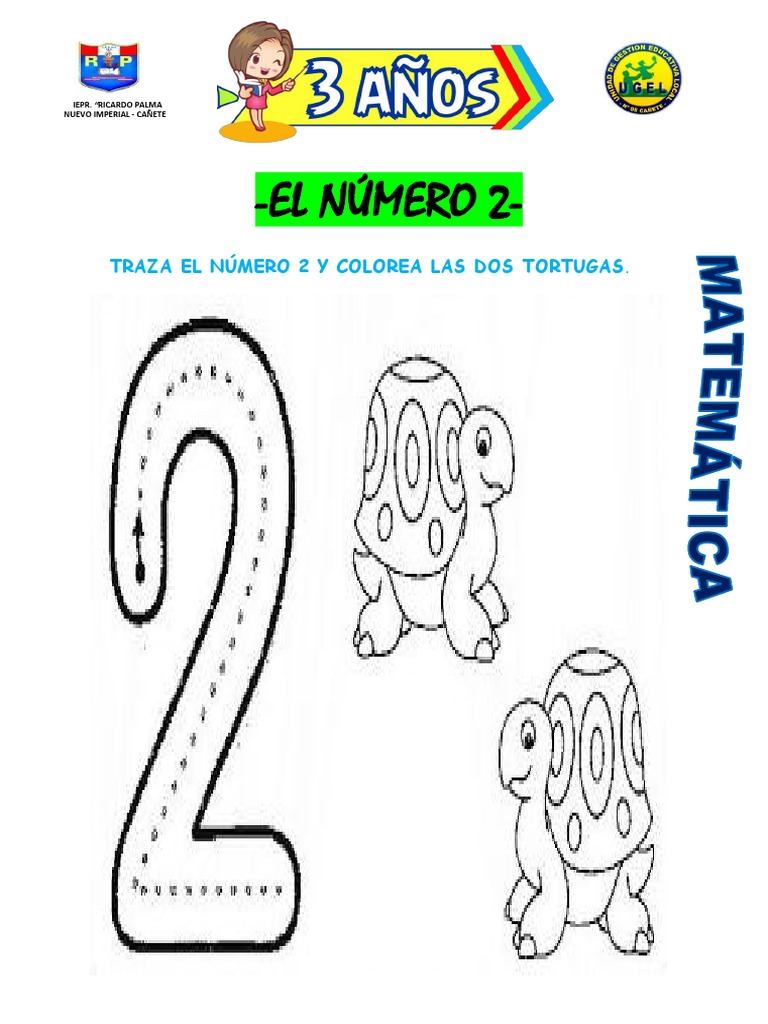 Actividades del Número 2 para Preescolar | PDF