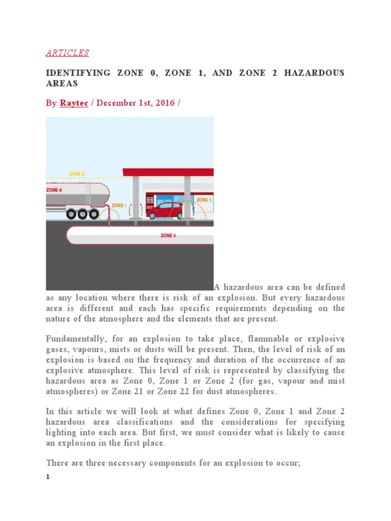Understanding Hazardous Area Zones | PDF | Safety | Hazards