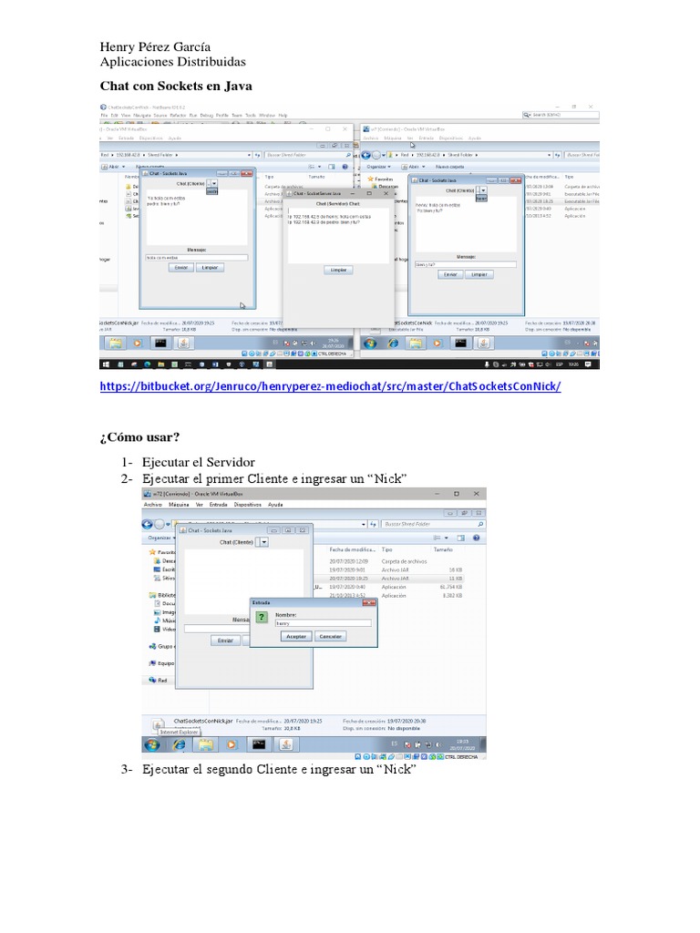 Chat Con Sockets en Java | PDF | Software Engineering | Software Development