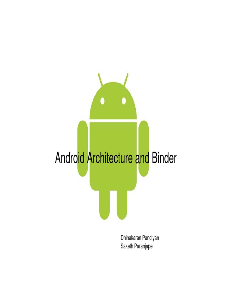 Talk 8 AndroidArc - Binder PDF | PDF | Kernel (Operating System) | Android (Operating System)