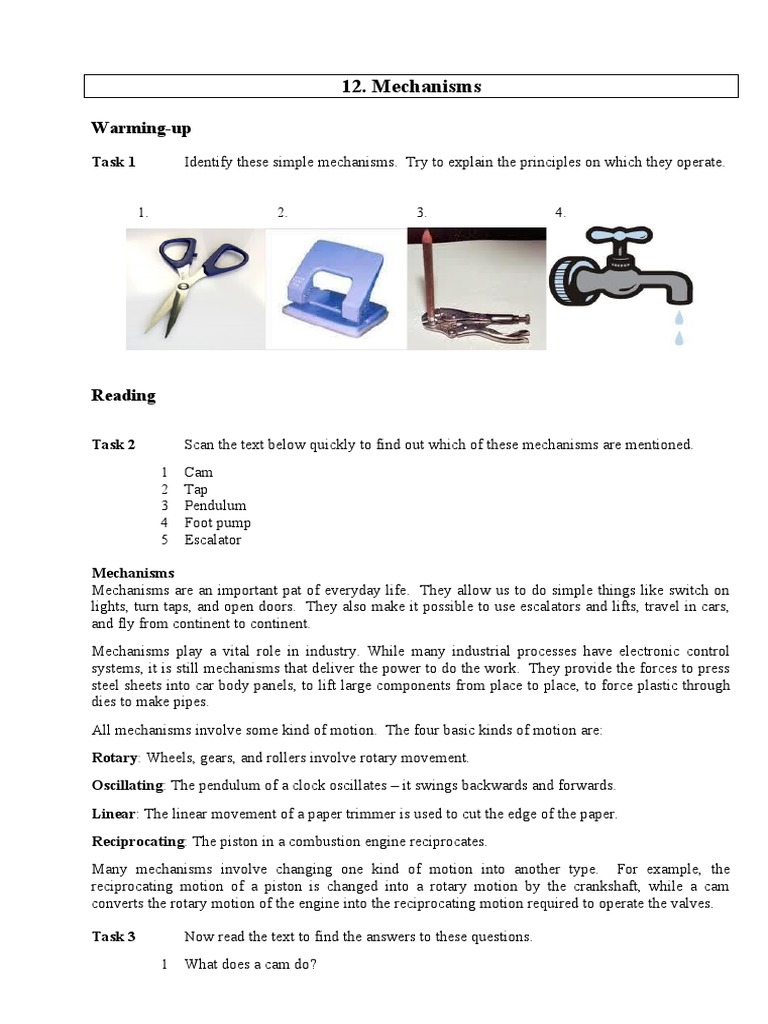 1582887084-UI - 01 - 12. Mechanisms | PDF | Lever | Machines