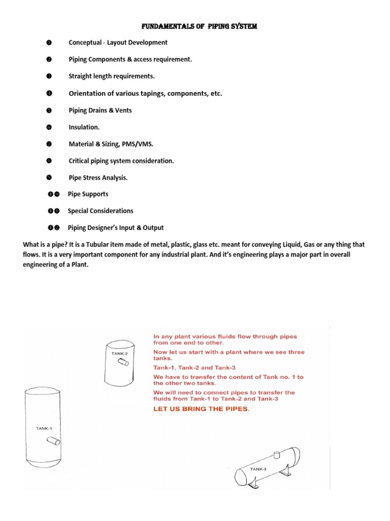 Fundamentals of Piping System PDF | PDF | Corrosion | Pipe (Fluid ...