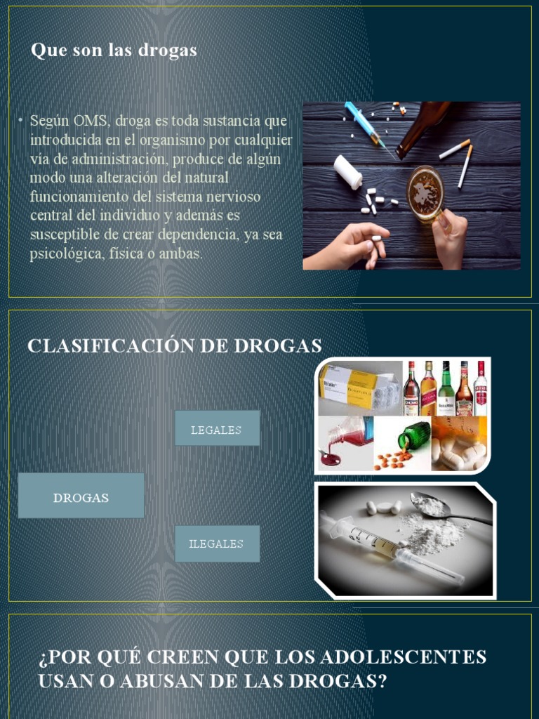 Drogadiccion | PDF | La dependencia de sustancias | Drogas