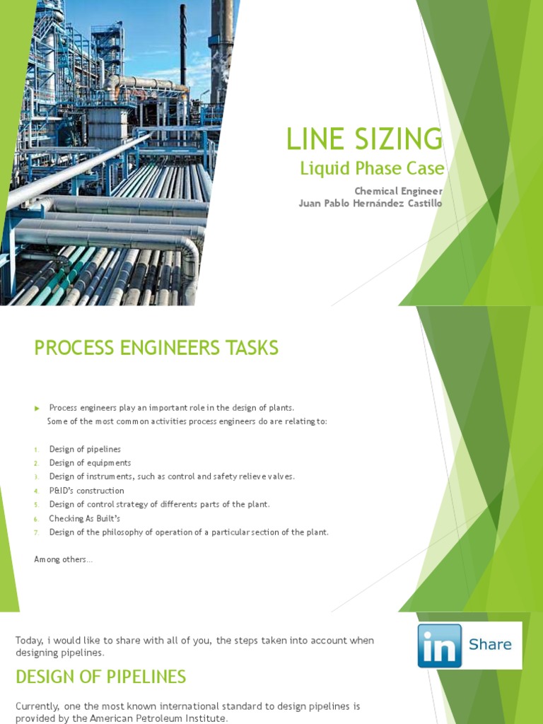 Line Sizing: Liquid Phase Case | PDF | Pipeline Transport | Pipe (Fluid ...