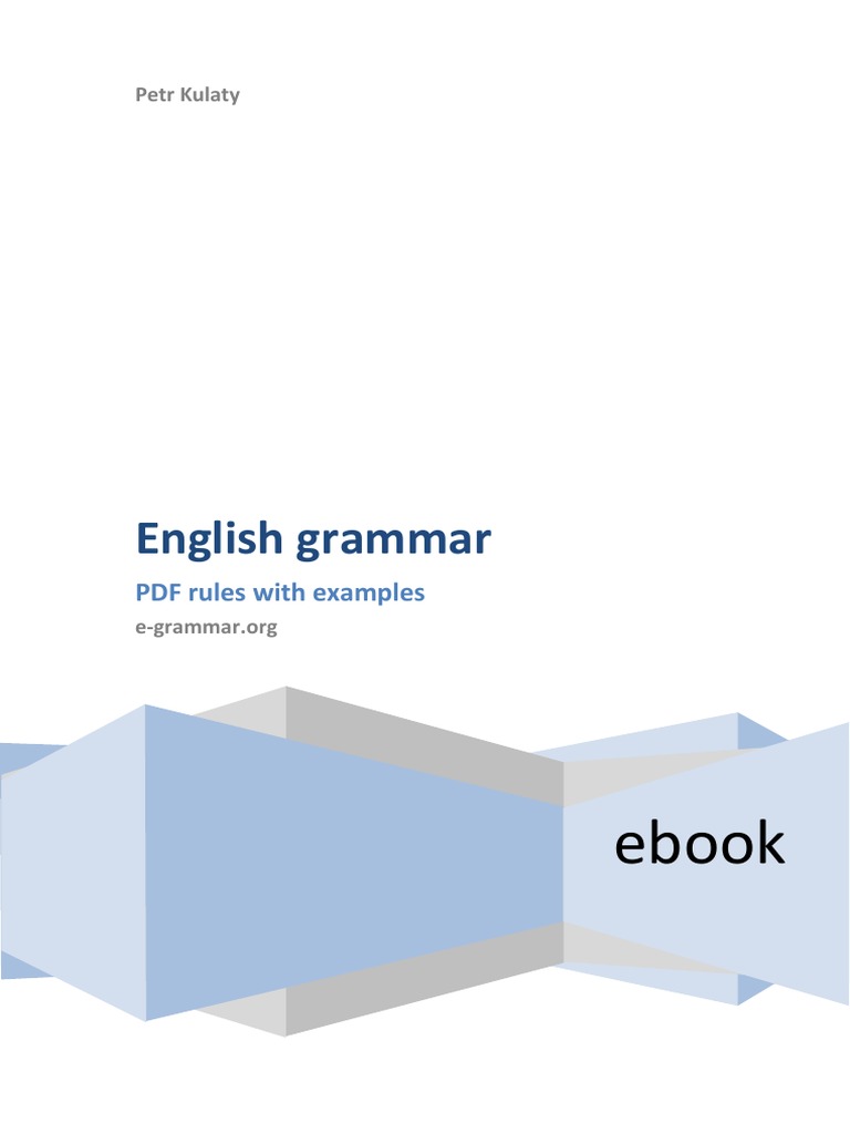 E Grammare Rules Ebook Demo | PDF | Verb | Morphology